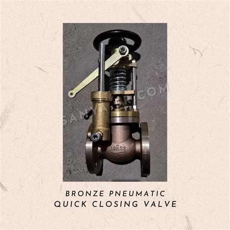 Air Operated Emergency Quick Shut Off Valve Sr Marine