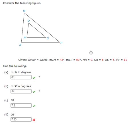 Solved Consider The Following Figure I Given MNP QRS Chegg