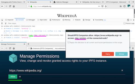 Using Window Ipfs IPFS Docs