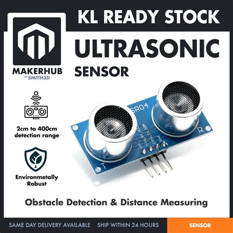 Ultrasonic Sensor Hc Sr04 Ultrasonic Range Detection Distance Finder Obstacle Avoidance For