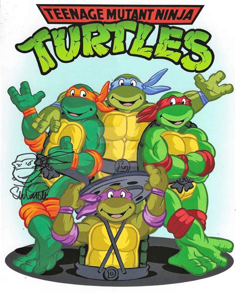 Original Tmnt Print Signed By Steve Lavigne By Celmationprince On Deviantart