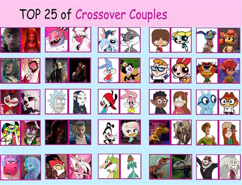 Top 25 Of Crossover Couples By Jeremiahdust56 On Deviantart