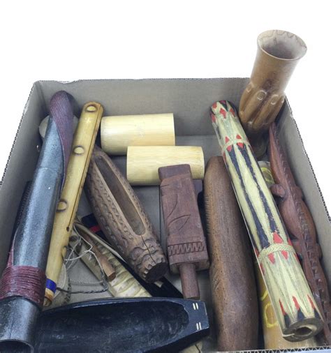 Lot Assorted Wooden Percussion Instruments