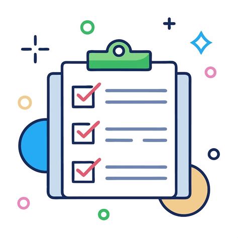 A Checklist With Three Items Each With A Check Mark Next To It Premium Ai Generated Vector
