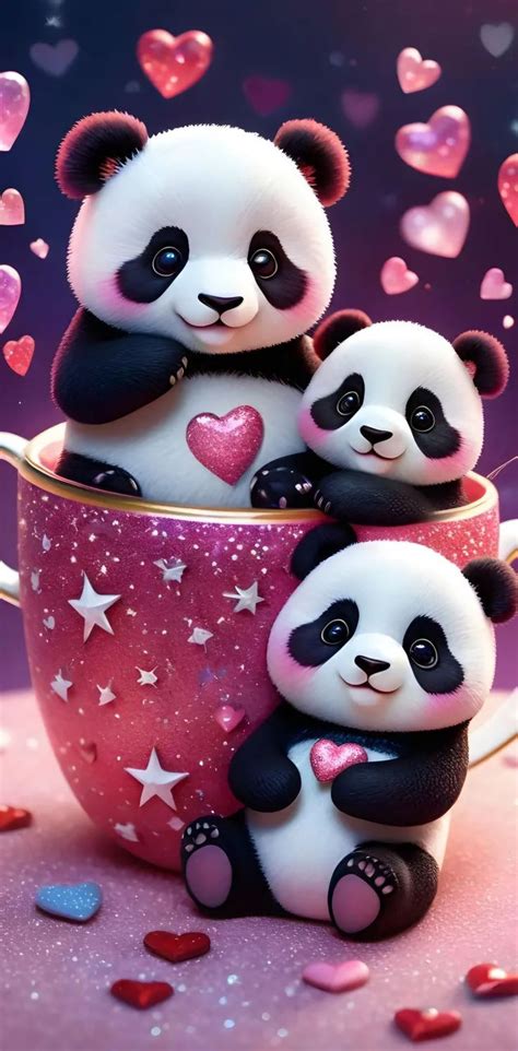 Pin by Patrícia Barbosa Gabriel on bonequinhas Cute panda wallpaper Panda wallpaper iphone