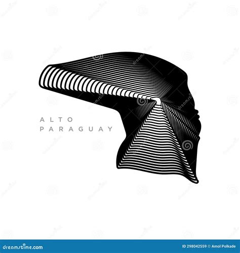 Alto Paraguay Department Of Paraguay Country Map Illustration Stock