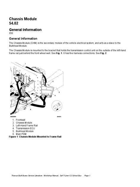 Chassis Module Pdf School Bus Electrical Connector