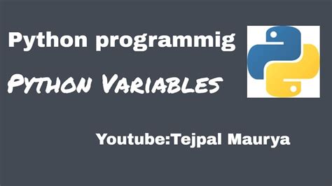 Lec 2 Variables In Python Youtube
