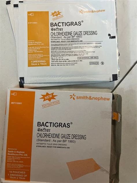 Bactigras 10cm X 10cm At ₹ 317pack Sowcarpet Chennai Id