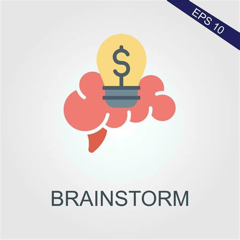 Brainstorm Flat Icons Eps File 25782281 Vector Art At Vecteezy
