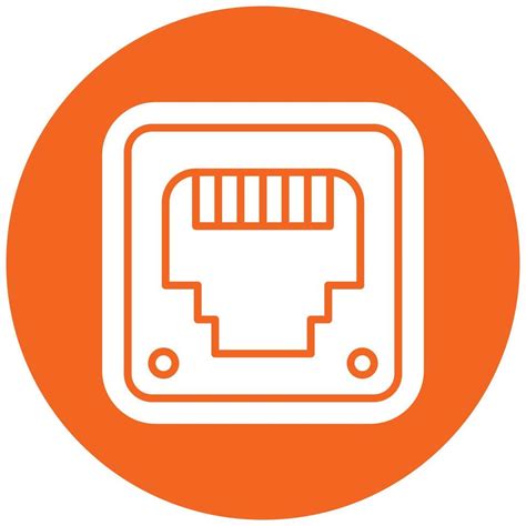 Ethernet Icon Style Vector Art At Vecteezy