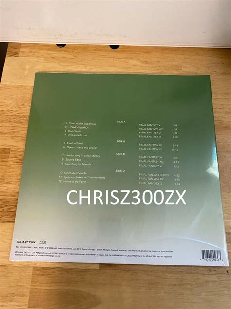 Final Fantasy XIV Endwalker Vinyl Record Soundtrack 7 Town Green