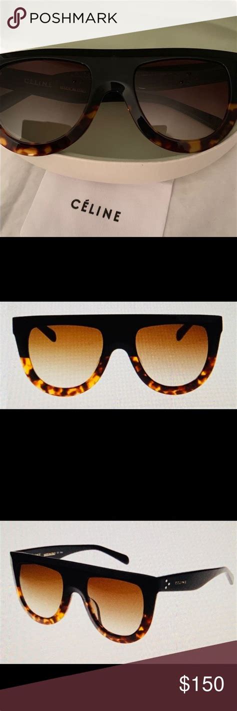 Celine Andrea Sunglasses Black Tortoise Cl41398s
