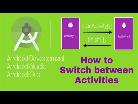 How To Switch Between Activities Android Studio YouTube