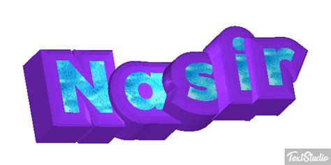 Nasir Name Animated  Logo Designs