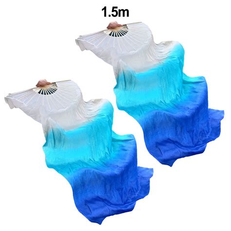 Dancing Fan Set 1 5m Long Stage Performance Fans 16 Bone Synthetic Silk For Dancers Performers