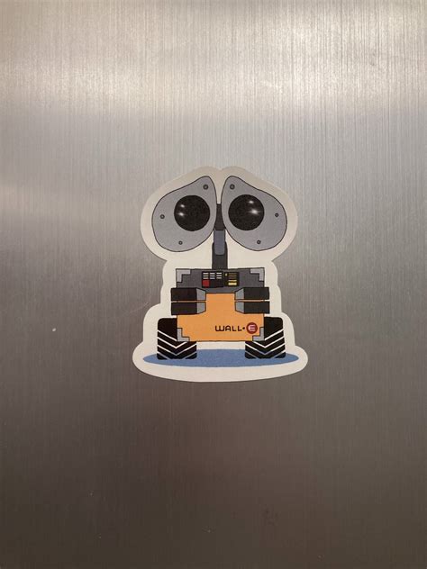 Wall E Sticker Wall E Eve Sticker Disney Inspired Sticker Etsy