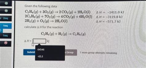 Solved Given The Following Data