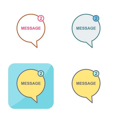 Message Bubbles Vector Icon 34178112 Vector Art At Vecteezy