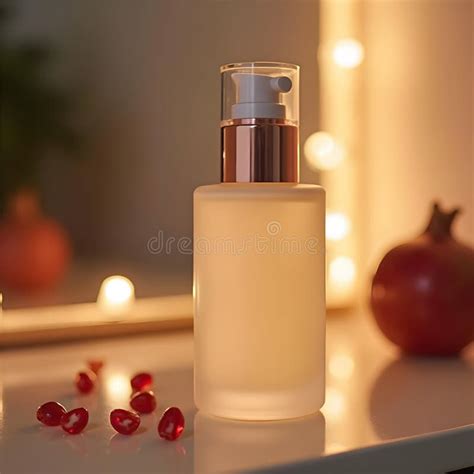 Pomegranate Potion Illuminating Skincare Elixir Stock Illustration Illustration Of Puffiness