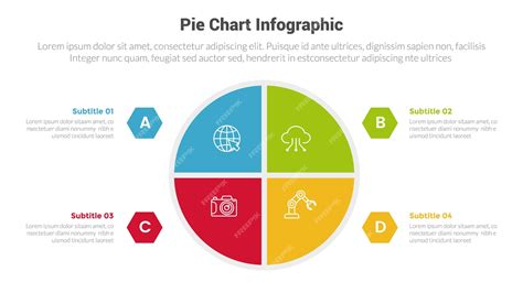 Premium Vector Piechart Or Pie Chart Diagram Infographics Template