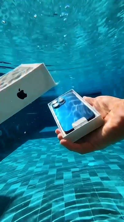 পানির নীচে Iphone Unboxing 😱 Shorts Youtube