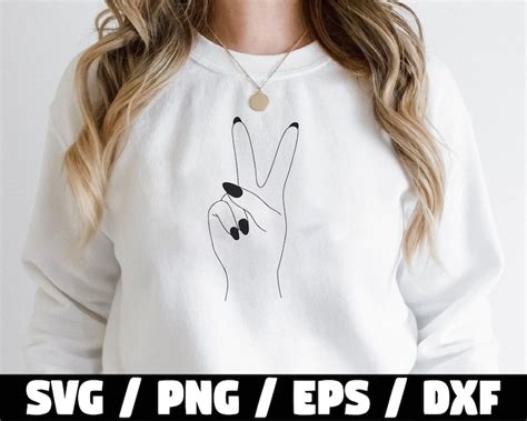 Peace Sign Svg Bundle Peace Hand Svg Peace Sign Svg Floral Etsy