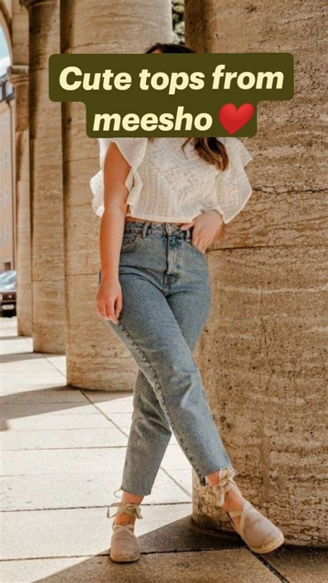 Cute Tops From Meesho Clothes Cute Tops Korean Fashion
