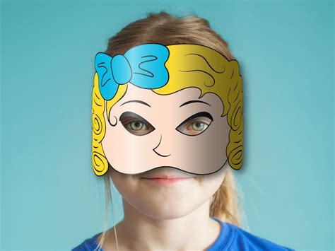 Goldilocks Mask Printable Goldilocks And The Three Bears Paper Diy