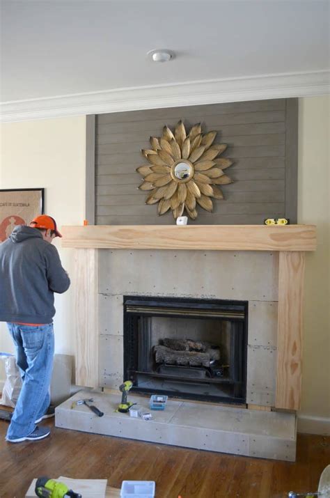 Diy Fireplace Makeover At Home With The Barkers