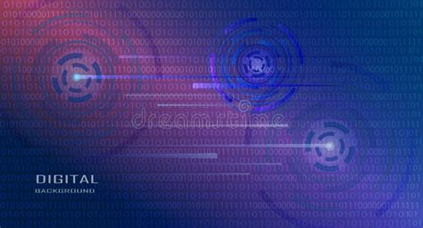Abstract Digital Technology Background Hi Tech Digital Communication