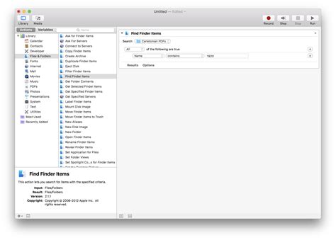 Tutorial Using Apple Automator To Manipulate Text And Pdf Files