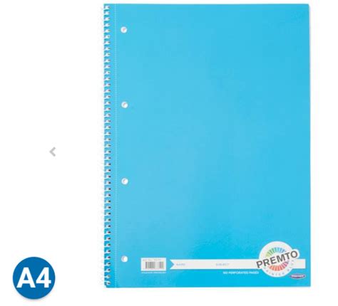 Premto A4 Spiral Notebook Kings Paper And T Shop