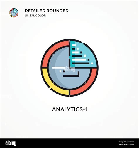 Analytics 1 Vector Icon Modern Vector Illustration Concepts Easy To