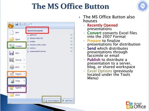 Ppt Excel 2003 Vs 2007 Powerpoint Presentation Free Download Id