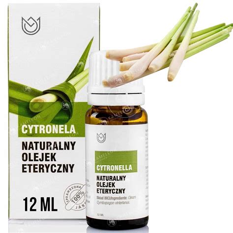 Naturalny Olejek Eteryczny Cytronella Cytronela Cytronelowy Rze Ki Ml Cena