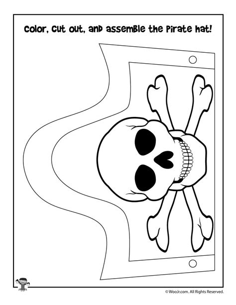 Pirate Hat Pattern Printable