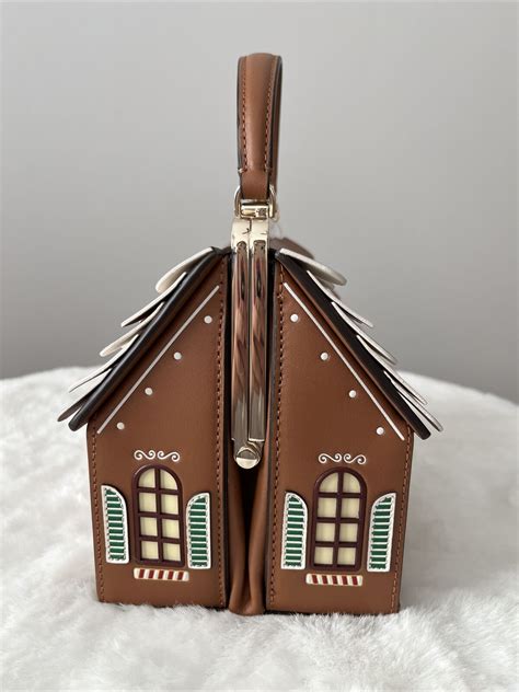 NWT Kate Spade Gingerbread House Top Handle Crossbody Bag Novelty
