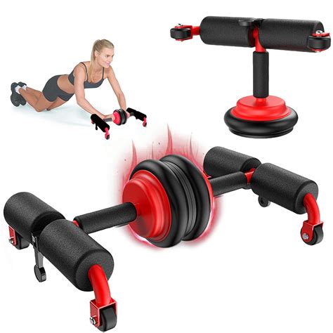 Тренажер для Пресса Роллер-фиксатор для Ног Ab Roller Составной на ...