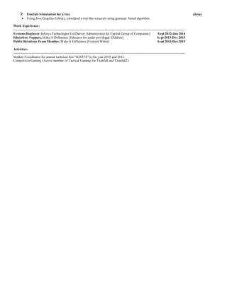 Resume Java PDF