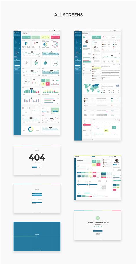 Dashboard Admin Panel PSD Template On Behance
