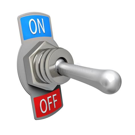 Toggle Switch Stock Illustration Illustration Of Motivation 36095524