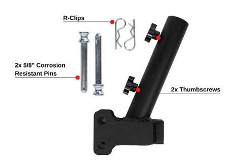 Bulletproof Hitch Flag Holder Attachment Flagholder