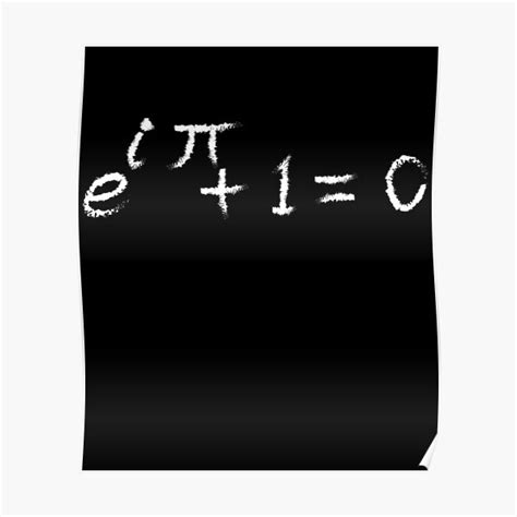 Póster Fórmula De La Función Exponencial De Euler De Xgatherseven