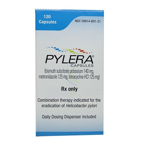 Pylera Generic Bismuth Metronidazole And Tetracycline