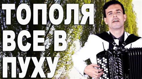 Тополя все в пуху дворовая песня поет Вячеслав Абросимов Youtube