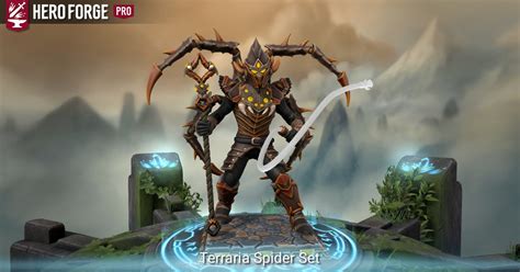 Terraria Spider Set Made With Hero Forge