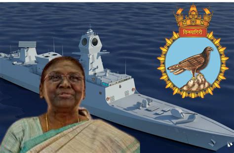 President Droupadi Murmu Launch Indian Navy Advanced Stealth Frigate