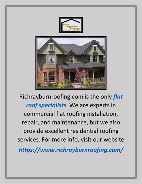 Ppt Flat Roof Specialists Powerpoint