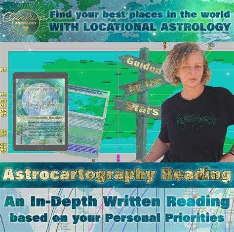 Astrocartography Reading In Depth Written Report Best Places That